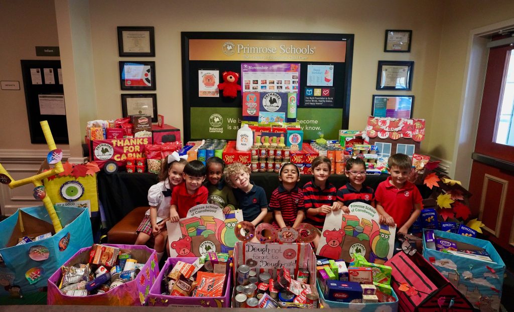 Primrose Schools Caring and Giving Food Drive